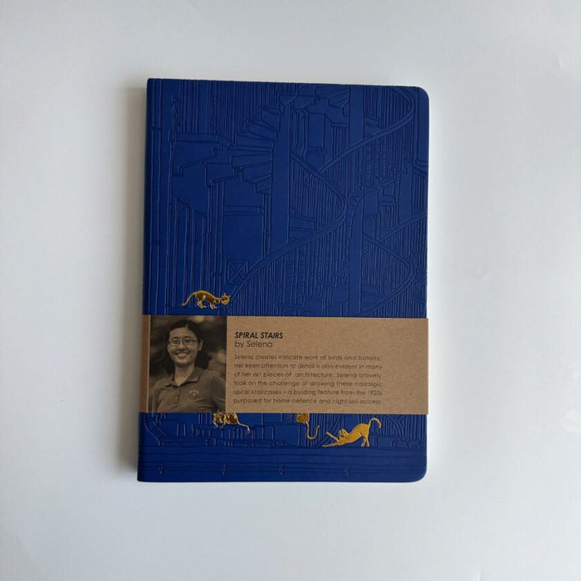 B5 PU Notebook – Spiral Stairs